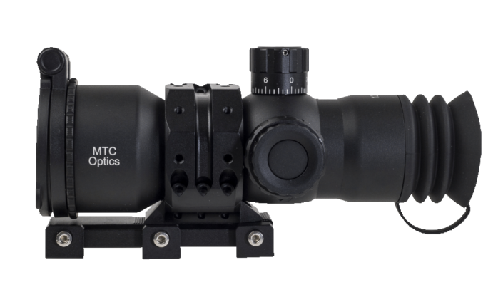 MTC SWAT 12x50 Prismatic - Short-eye relief scope. SCB2 reticle