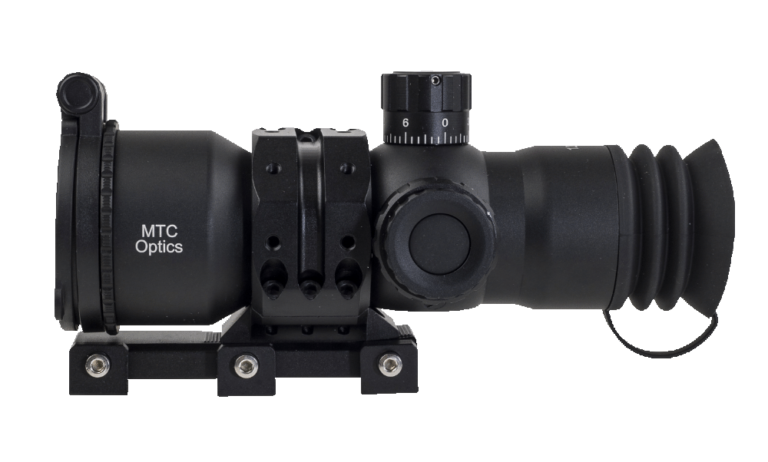 MTC SWAT 12x50 Prismatic - Short-eye relief scope. SCB2 reticle