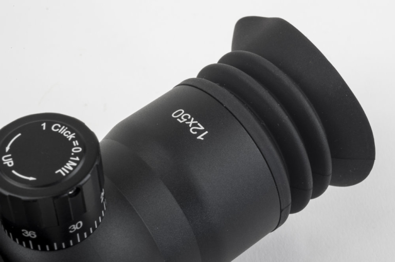 MTC SWAT 12x50 Prismatic - Short-eye relief scope. SCB2 reticle