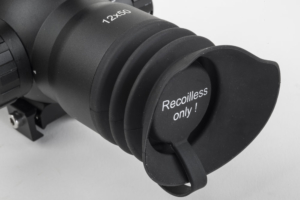 MTC SWAT 12x50 Prismatic - Short-eye relief scope. SCB2 reticle