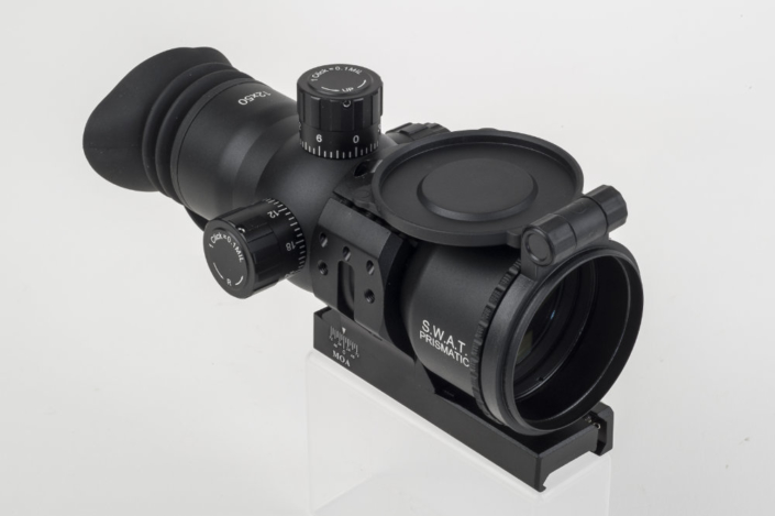 MTC SWAT 12x50 Prismatic - Short-eye relief scope. SCB2 reticle